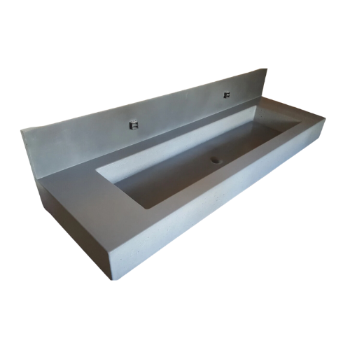 Concrete Trough Sink Floating Wall Mount - Interior Design Studio in ...